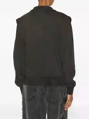 MARANT ETOILE Madilia Zip-up Sweatshirt - Black