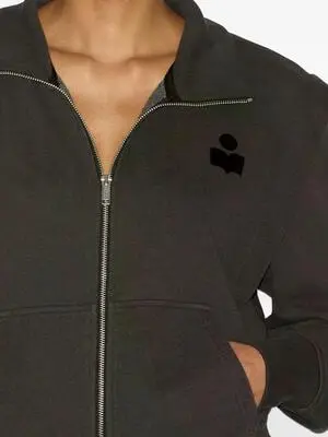 MARANT ETOILE Madilia Zip-up Sweatshirt - Black