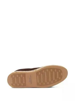 SCAROSSO Suede Espadrilles - Brown