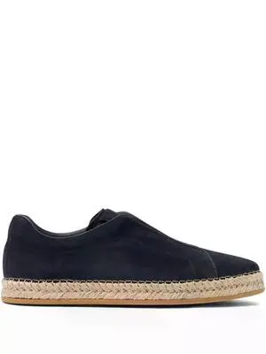 SCAROSSO Suede Espadrilles - Blue