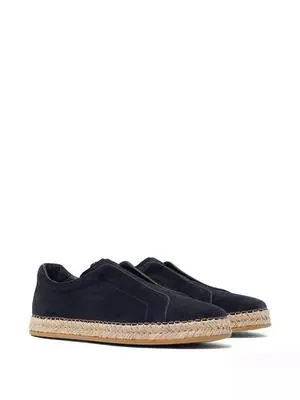 SCAROSSO Suede Espadrilles - Blue