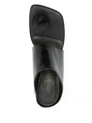 UMA WANG Stone Mules - Black
