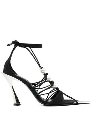 MUGLER 100mm Fang Sandals