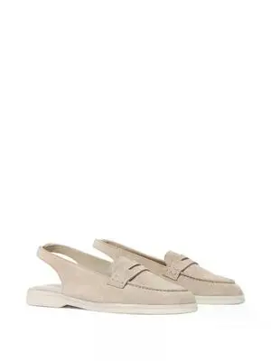SCAROSSO Leila Loafers - Neutrals