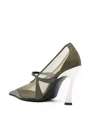 MUGLER 100mm Mesh Pumps