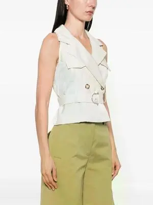 Liu Jo Belted Double-breasted Waistcoat