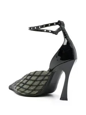 MUGLER 100mm Diamond-pattern Mules