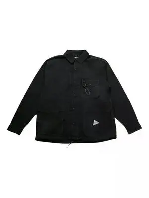 AND WANDER Contrast-stitching Overshirt