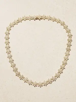 SYDNEY EVAN Daisy Diamond Necklace - Gold