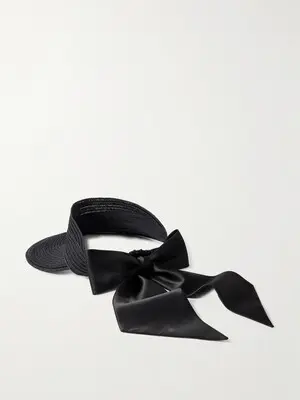 Eugenia Kim Ricky Hemp-blend Visor - Black