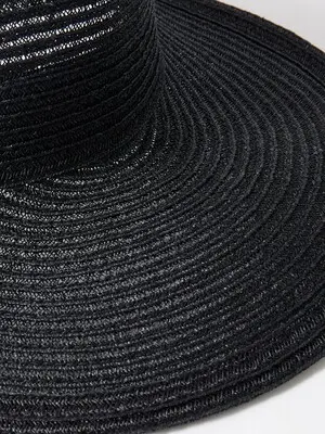 Eugenia Kim Ricky Hemp-blend Visor - Black