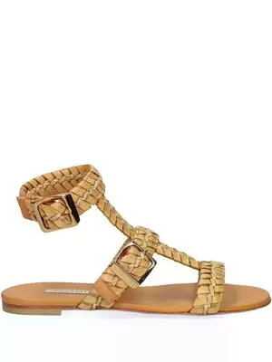 Casadei Braided-strap Flat Sandals