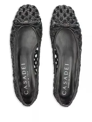 Casadei Interwoven Ballet Flats