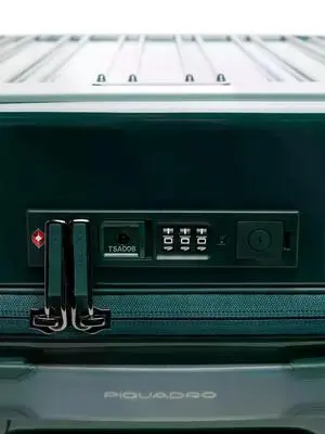 PIQUADRO Four-wheel Cabin Suitcase - Green