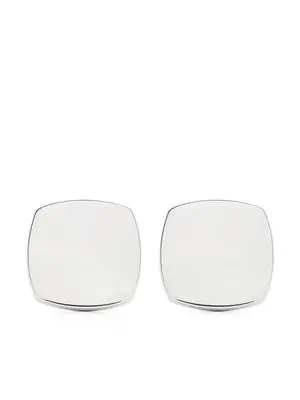 Tom Wood Large Umi Stud Earrings - Silver