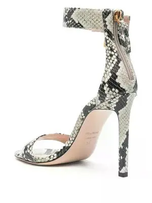 TOM FORD Padlock Leather Sandals