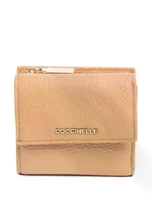 COCCINELLE Metallic Soft Wallet - Neutrals