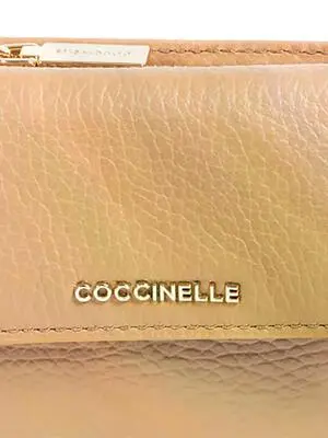 COCCINELLE Metallic Soft Wallet - Neutrals