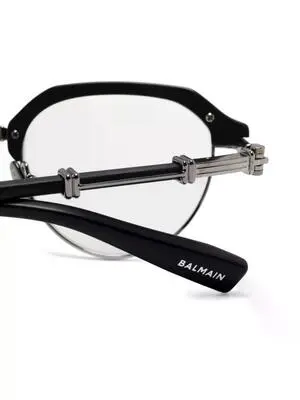 Balmain Oval-frame Glasses