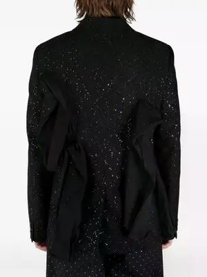 Comme Des Garçons Ruffle-detailing Blazer
