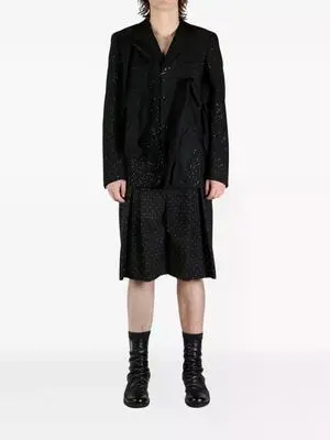 Comme Des Garçons Ruffle-detailing Blazer