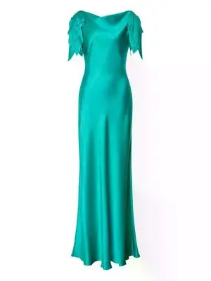 Alberta Ferretti Cowl Neck Evening Dresses