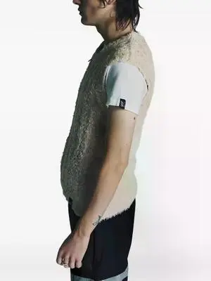 Martine Rose Sleeveless Cardigan - Neutrals