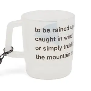 AND WANDER Logo Mug - Off White