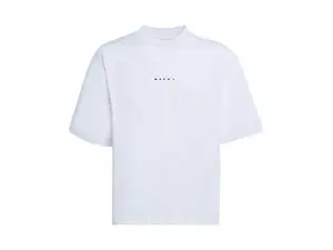 Marni Logo Organic Jersey T-shirt - Lilywhite