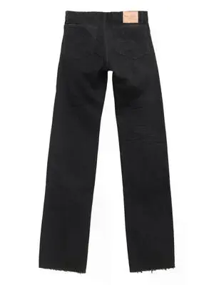 Balenciaga Wide-leg Jeans - Black