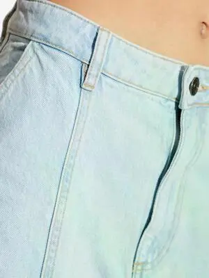 ROTATE BY BIRGER CHRISTENSEN Wide-leg Cargo Jeans - Blue