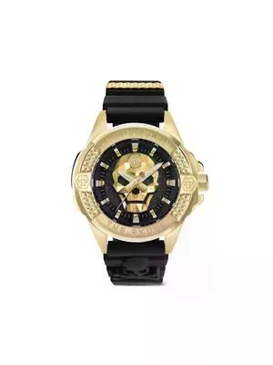 Philipp Plein The $kull 44mm Strap Watch - Black