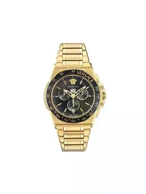 Versace Greca Chrono 45mm - Black