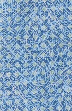 Bugatchi Ooohcotton® Devon Abstract Print Button-up Shirt - Cobalt