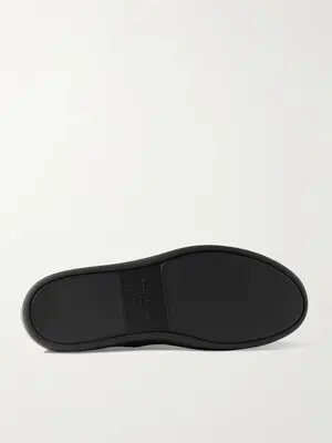 Saint Laurent Gym Low Logo-print Leather Sneakers - Black