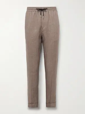 Paul Smith Tapered Linen Trousers