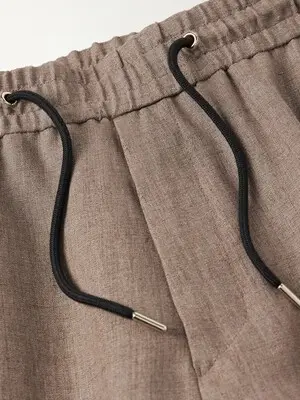 Paul Smith Tapered Linen Trousers