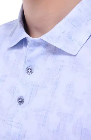 Bugatchi Victor Ooohcotton® Abstract Print Polo