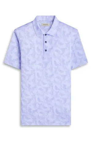 Bugatchi Victor Ooohcotton® Abstract Print Polo