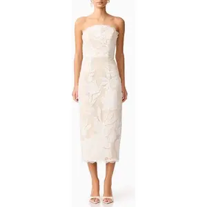 ELLIATT Flor Strapless Cocktail Dress