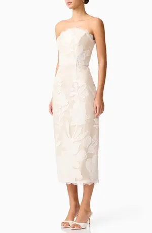 ELLIATT Flor Strapless Cocktail Dress