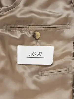 Mr P. Striped Linen Suit Jacket