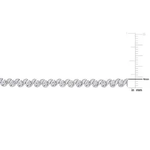 JULIANNA B. Moissanite S-link Bolo Bracelet