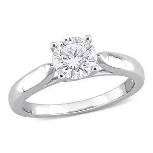 JULIANNA B. 1ct Moissanite Ring - Sterling Silver