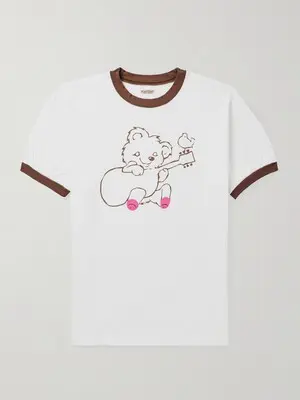 Kapital Printed Cotton-jersey T-shirt