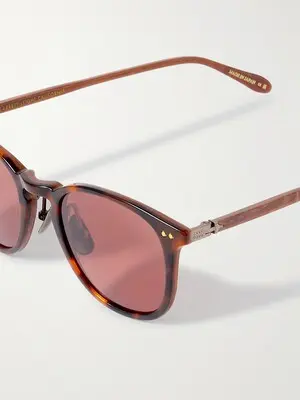Garrett Leight Kinney J Round-frame Sunglasses