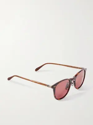 Garrett Leight Kinney J Round-frame Sunglasses