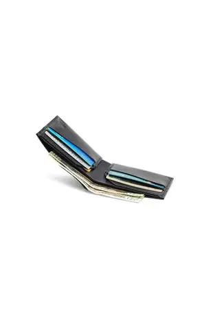 EZRA ARTHUR No. 6 Classic Bifold Wallet - Black