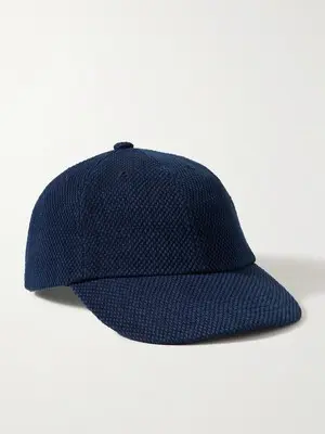 Blue Blue Japan Sashiko Baseball Cap - Blue