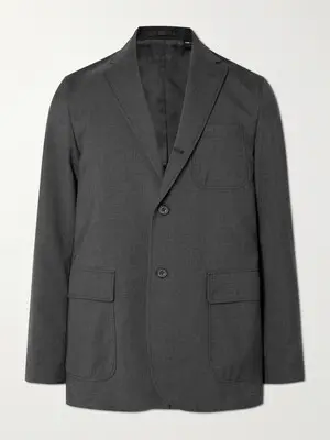 BEAMS Unstructured Woven Blazer